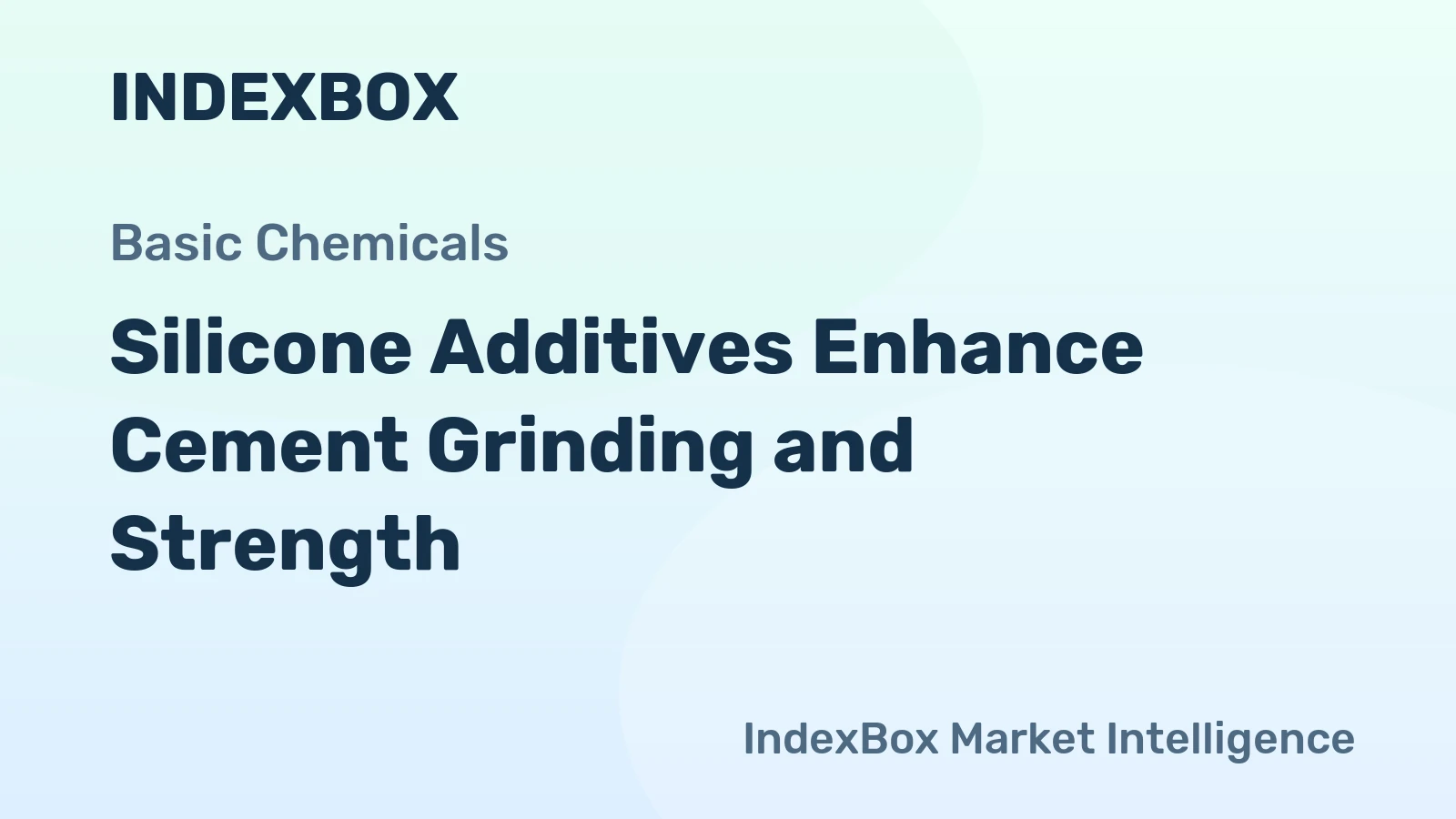 Silicone Additives Enhance Cement Grinding and Strength