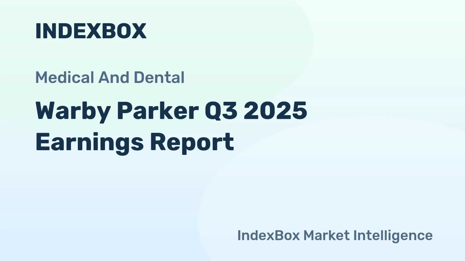 Warby Parker Q3 2025 Earnings Report