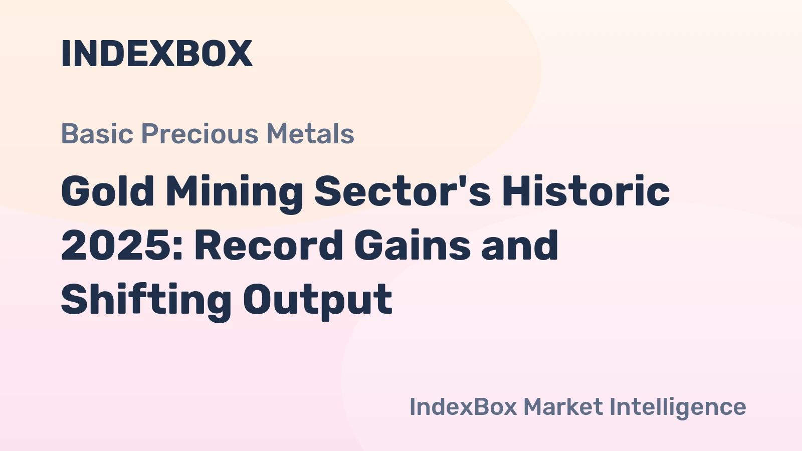Gold Mining Sector's Historic 2025: Record Gains and Shifting Output