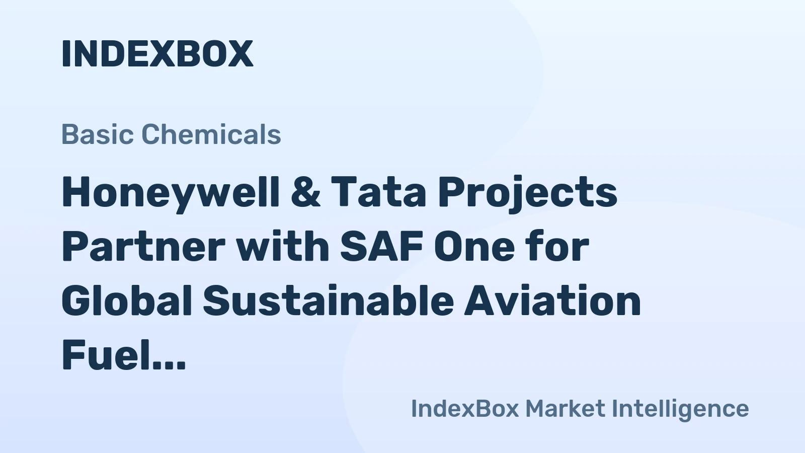Honeywell & Tata Projects Partner with SAF One for Global Sustainable Aviation Fuel Production