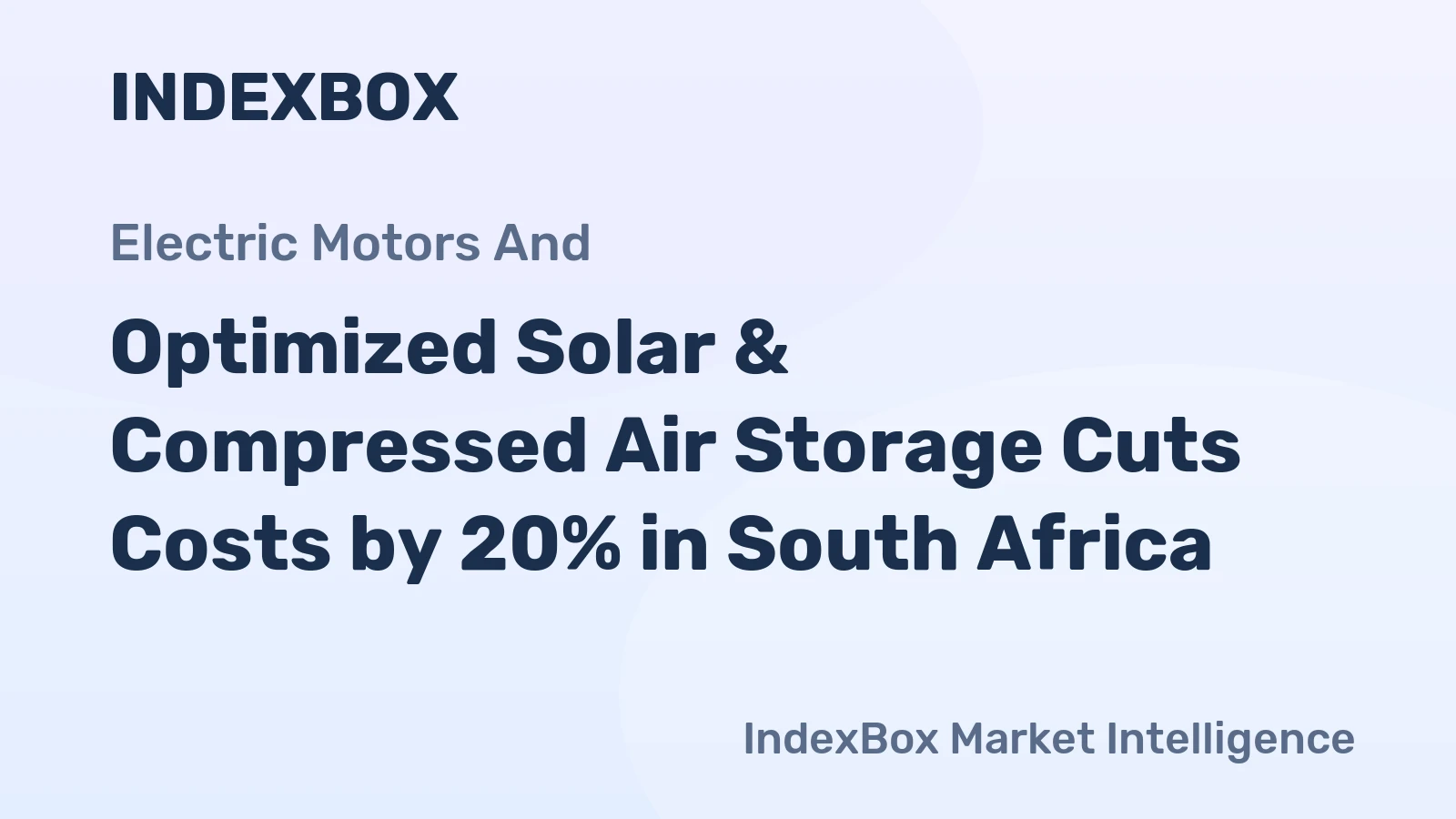Optimized Solar & Compressed Air Storage Cuts Costs by 20% in South Africa