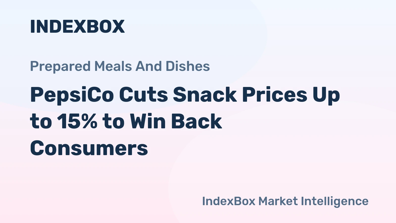 PepsiCo Cuts Snack Prices Up to 15% to Win Back Consumers