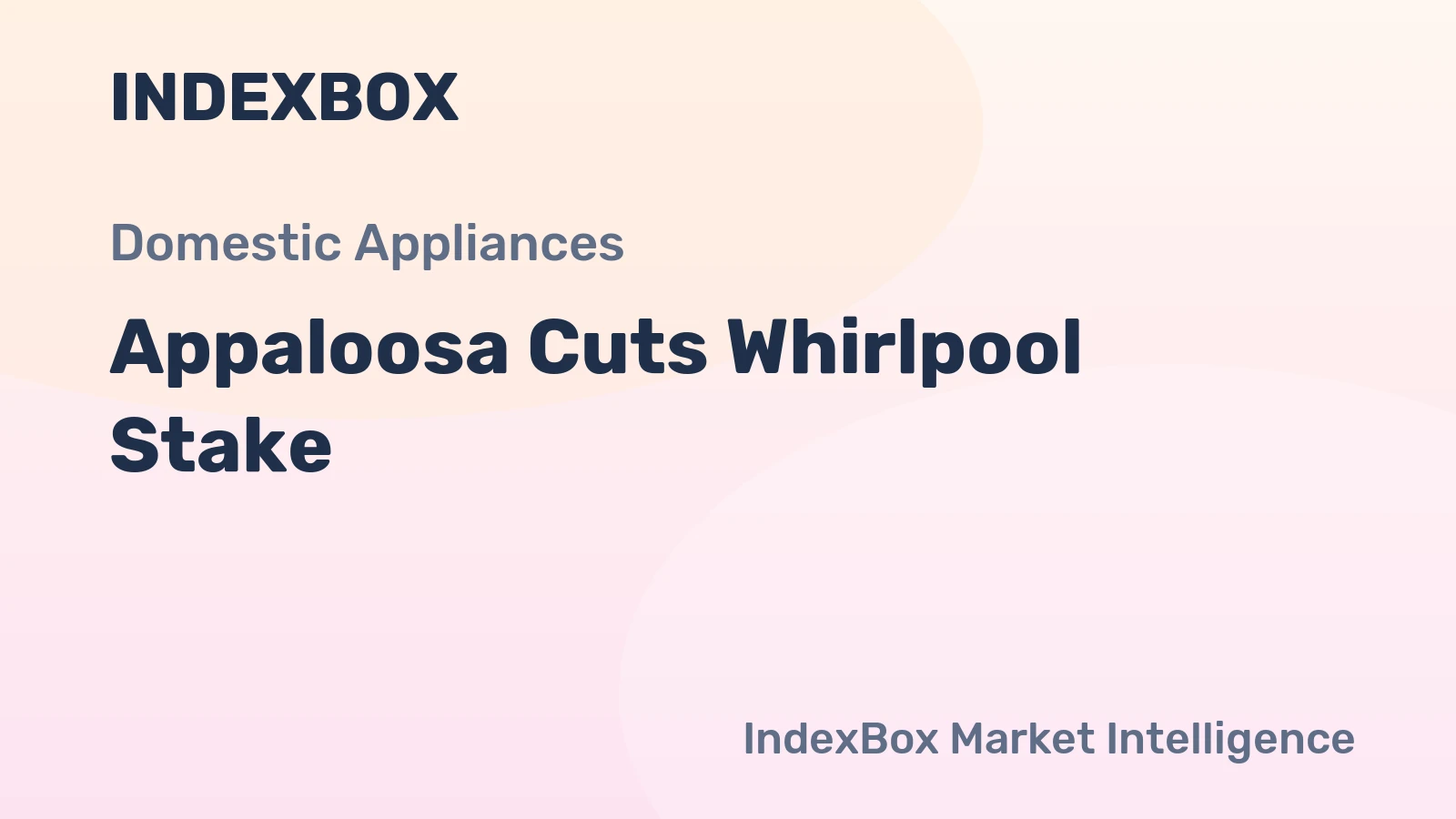 Appaloosa Cuts Whirlpool Stake