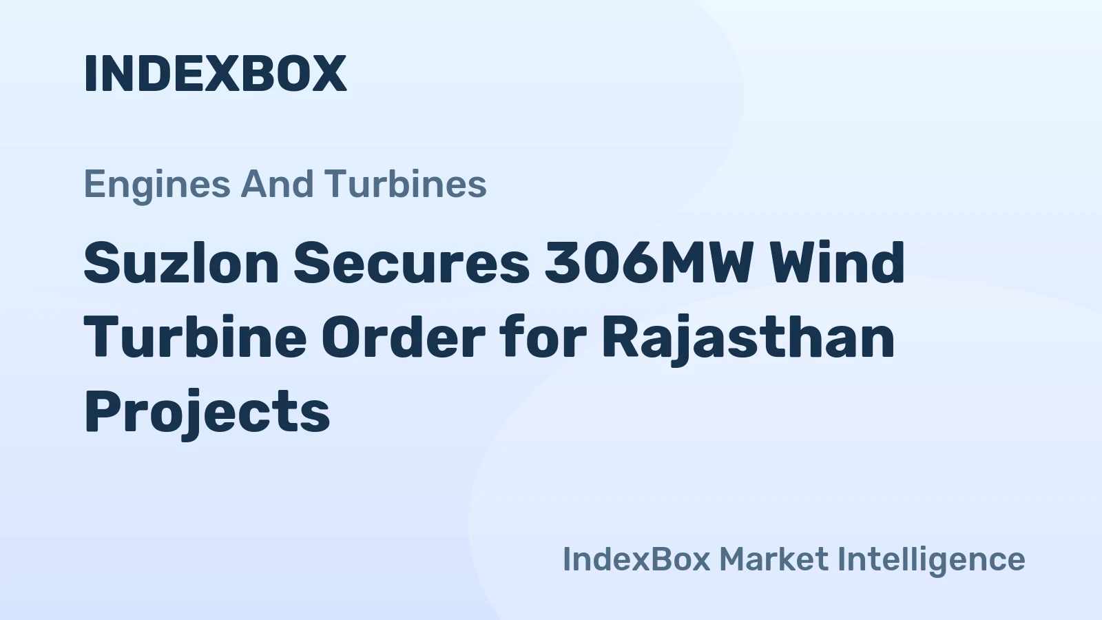 Suzlon Secures 306MW Wind Turbine Order for Rajasthan Projects