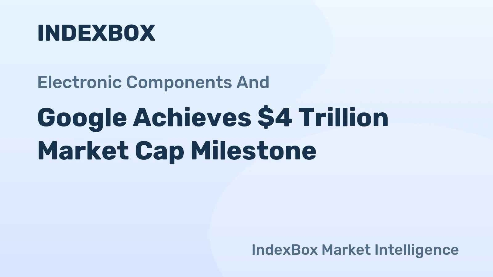Google Achieves $4 Trillion Market Cap Milestone