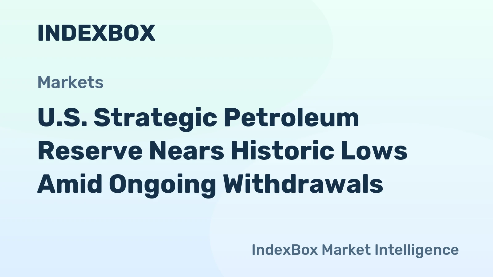 U.S. Strategic Petroleum Reserve Nears Historic Lows Amid Ongoing Withdrawals
