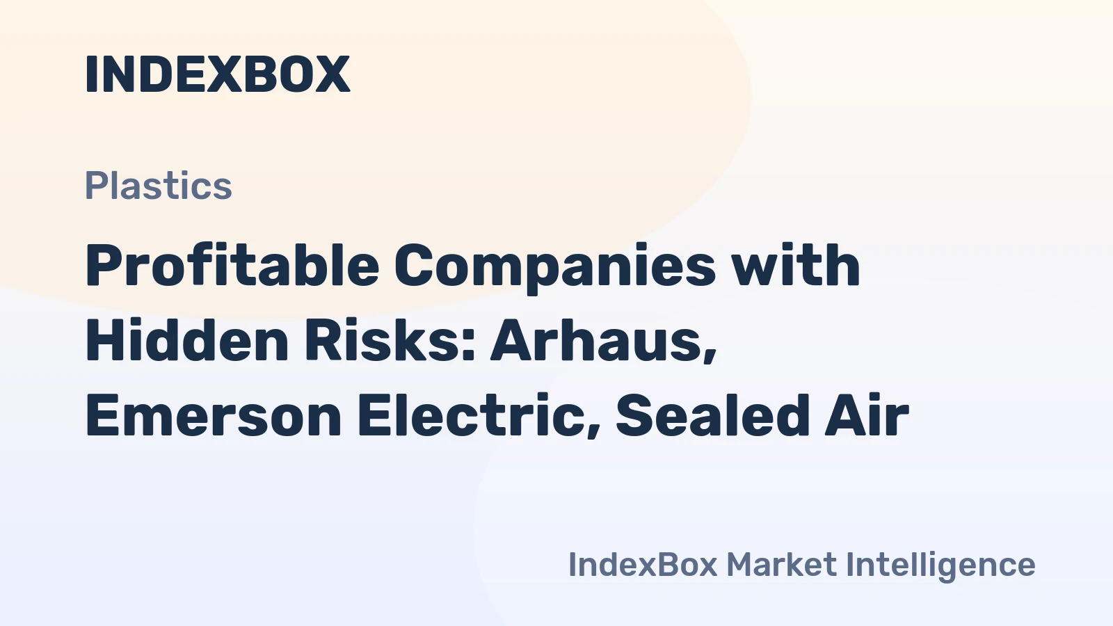 Profitable Companies with Hidden Risks: Arhaus, Emerson Electric, Sealed Air