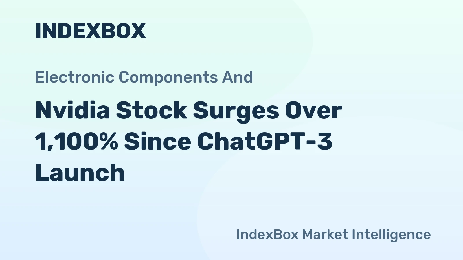 Nvidia Stock Surges Over 1,100% Since ChatGPT-3 Launch