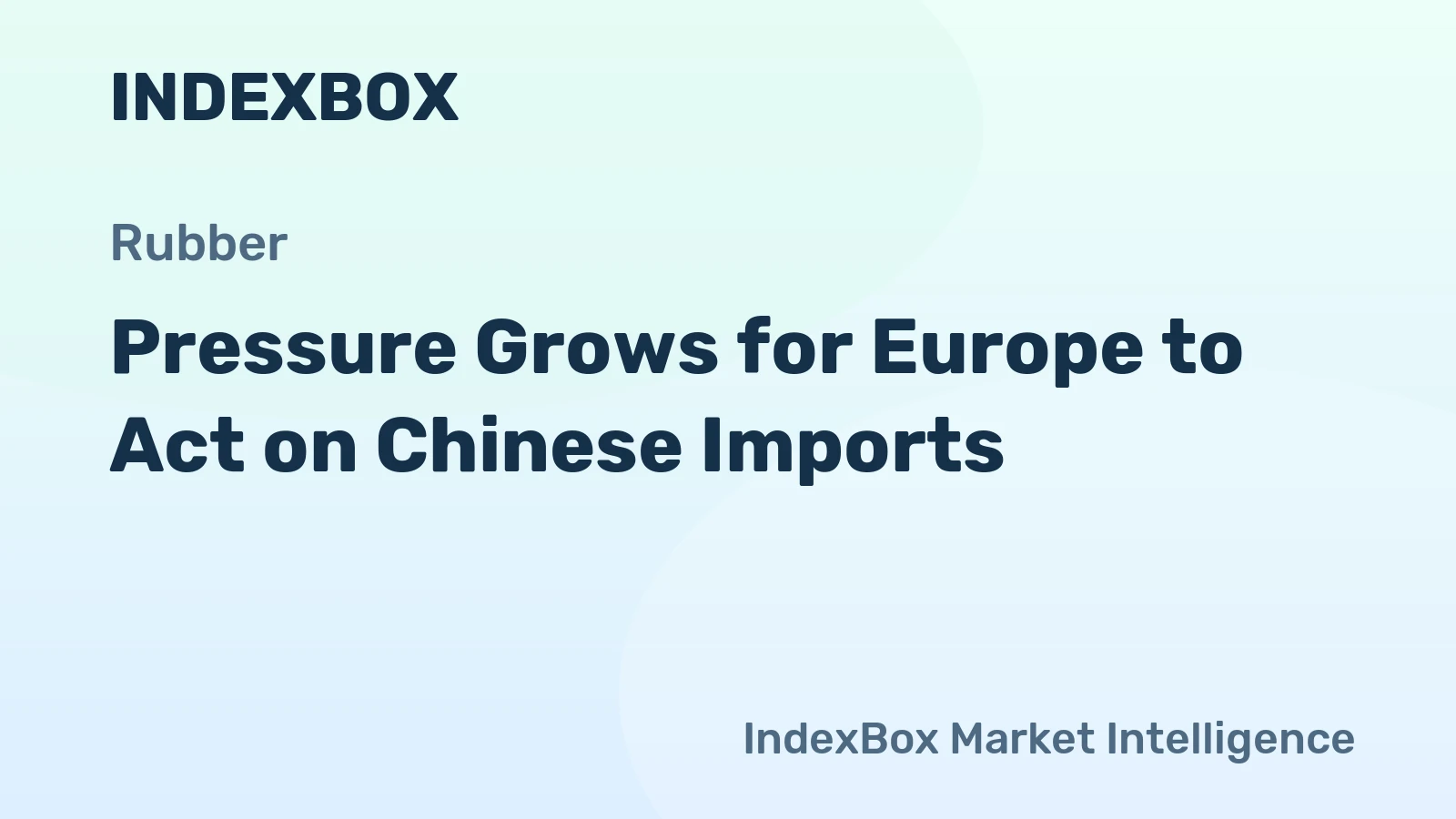 Pressure Grows for Europe to Act on Chinese Imports