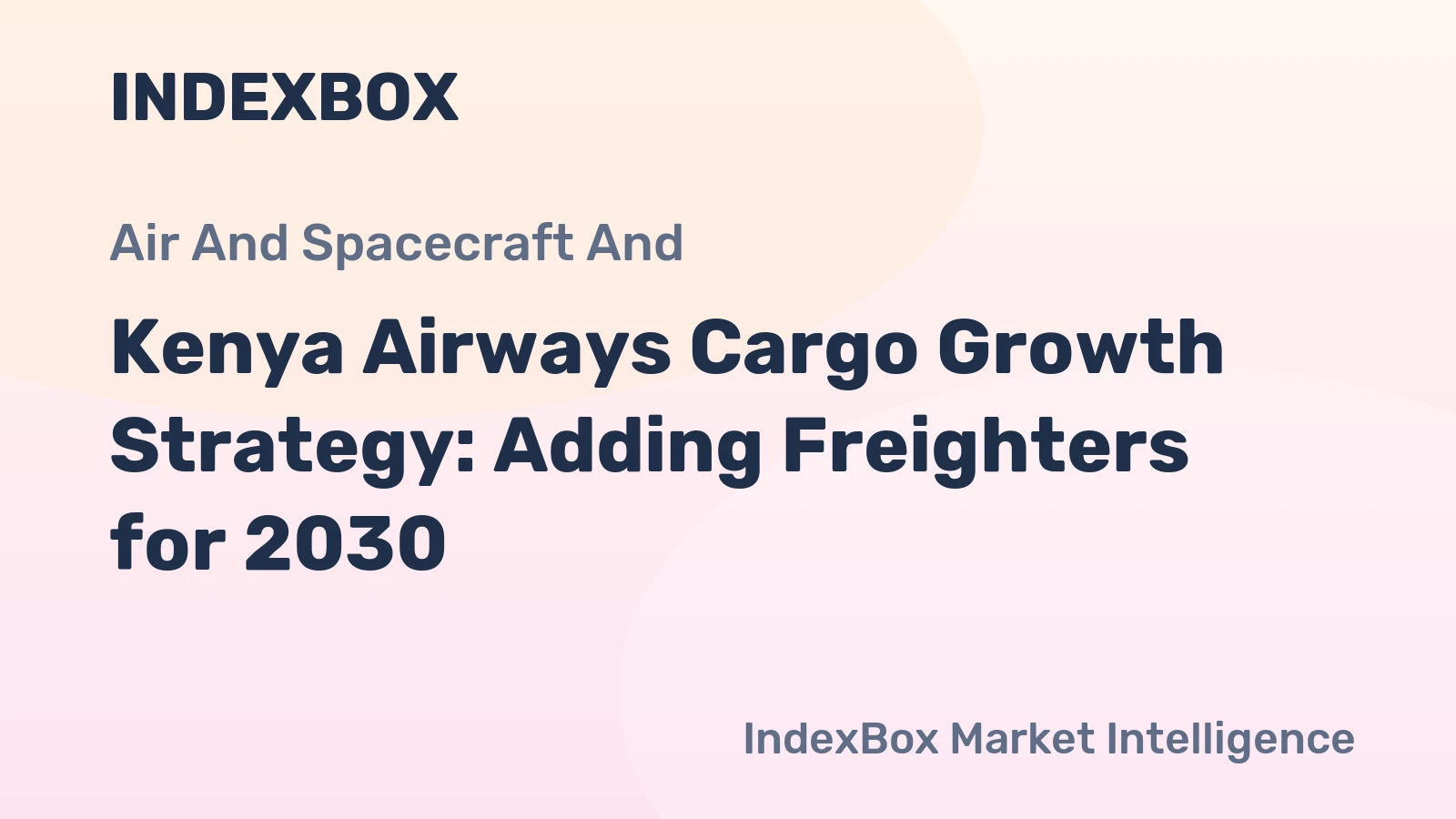 Kenya Airways Cargo Growth Strategy: Adding Freighters for 2030