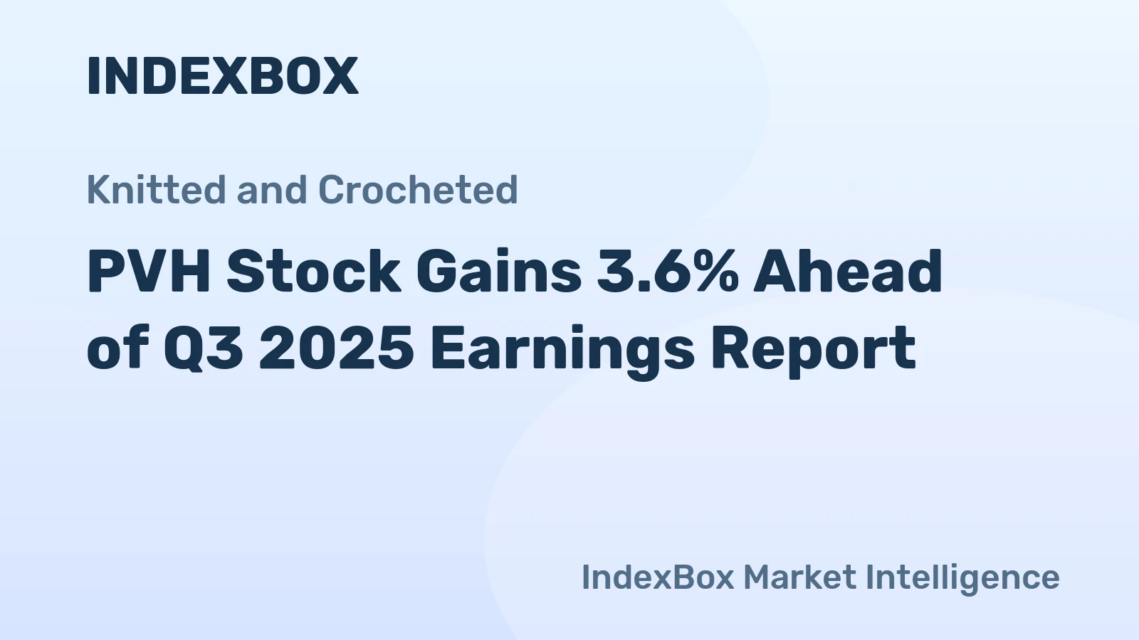 PVH Stock Gains 3.6% Ahead of Q3 2025 Earnings Report