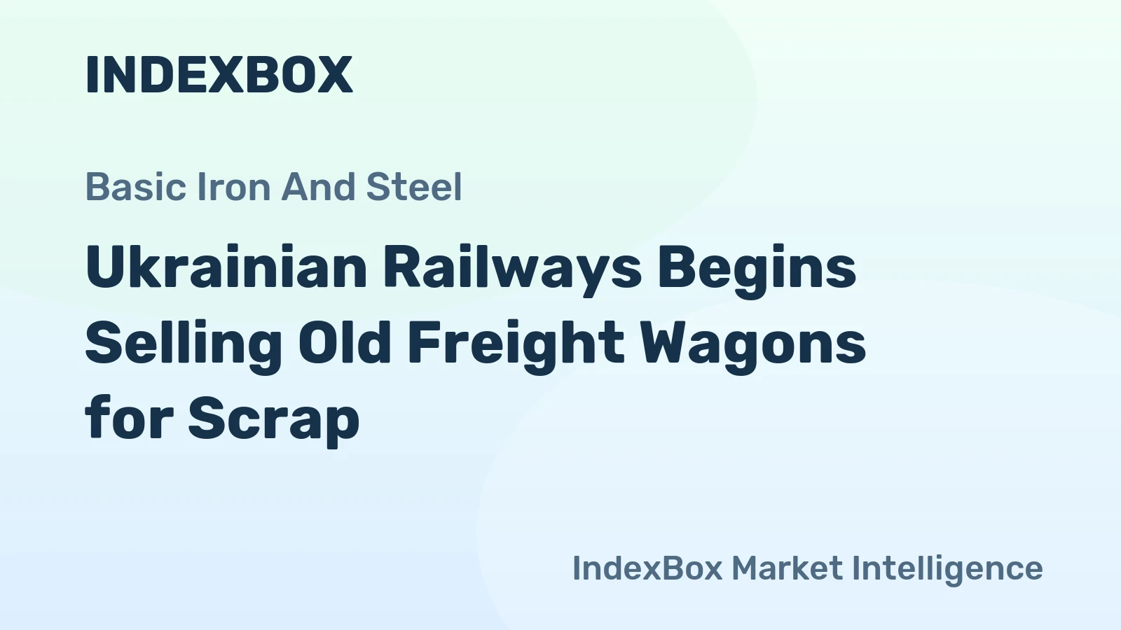 Ukrainian Railways Begins Selling Old Freight Wagons for Scrap