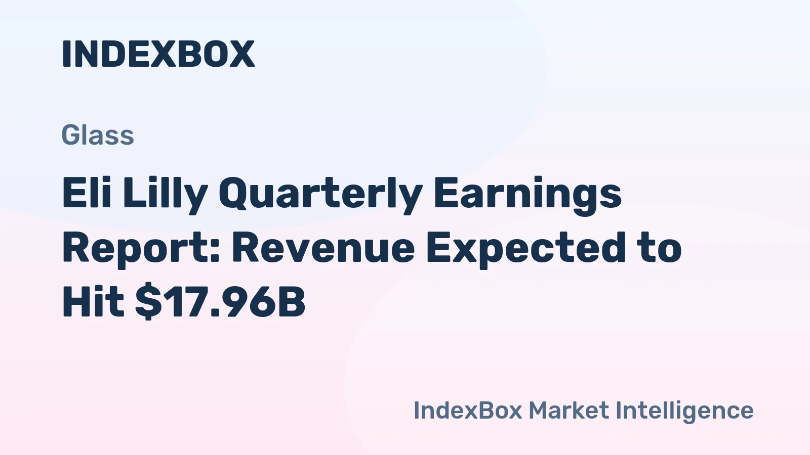 Eli Lilly Quarterly Earnings Report: Revenue Expected to Hit $17.96B