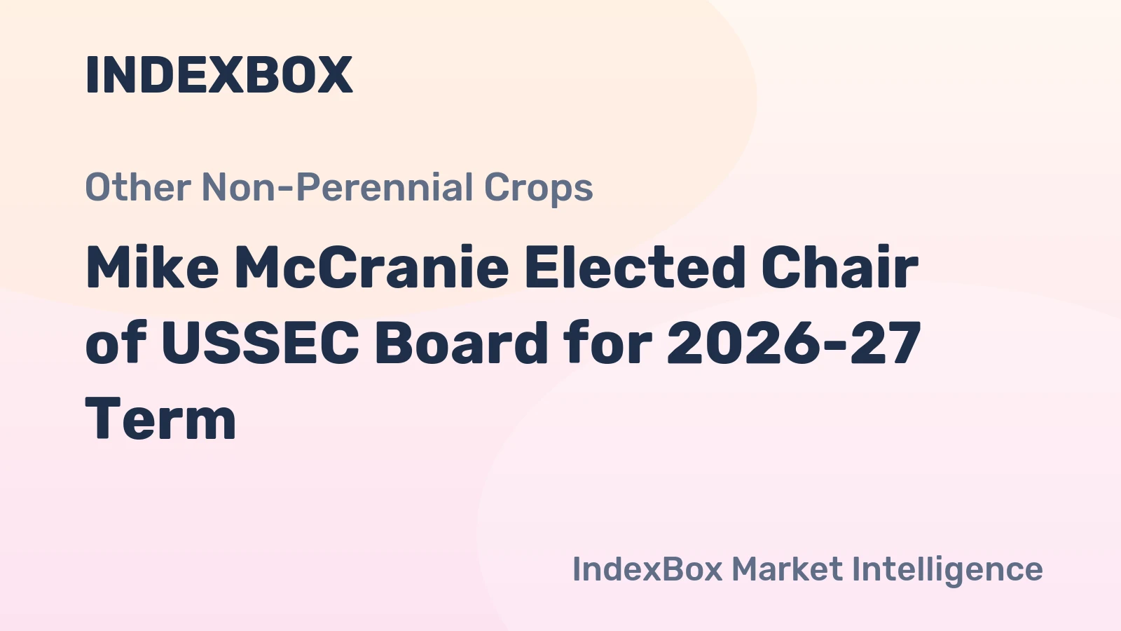Mike McCranie Elected Chair of USSEC Board for 2026-27 Term