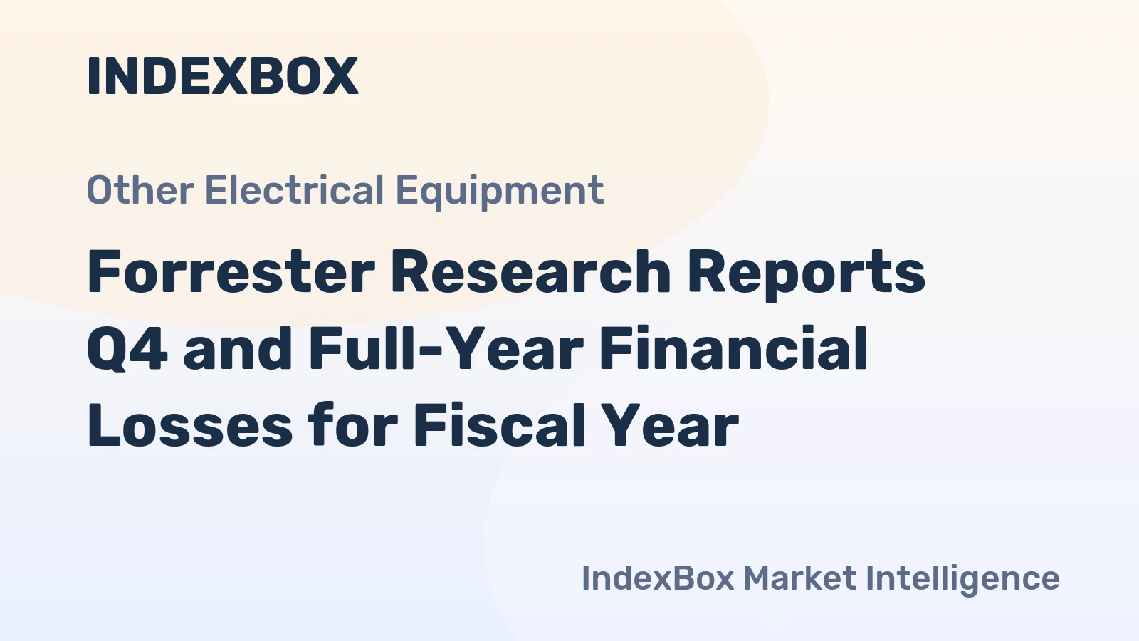 Forrester Research Reports Q4 and Full-Year Financial Losses for Fiscal Year
