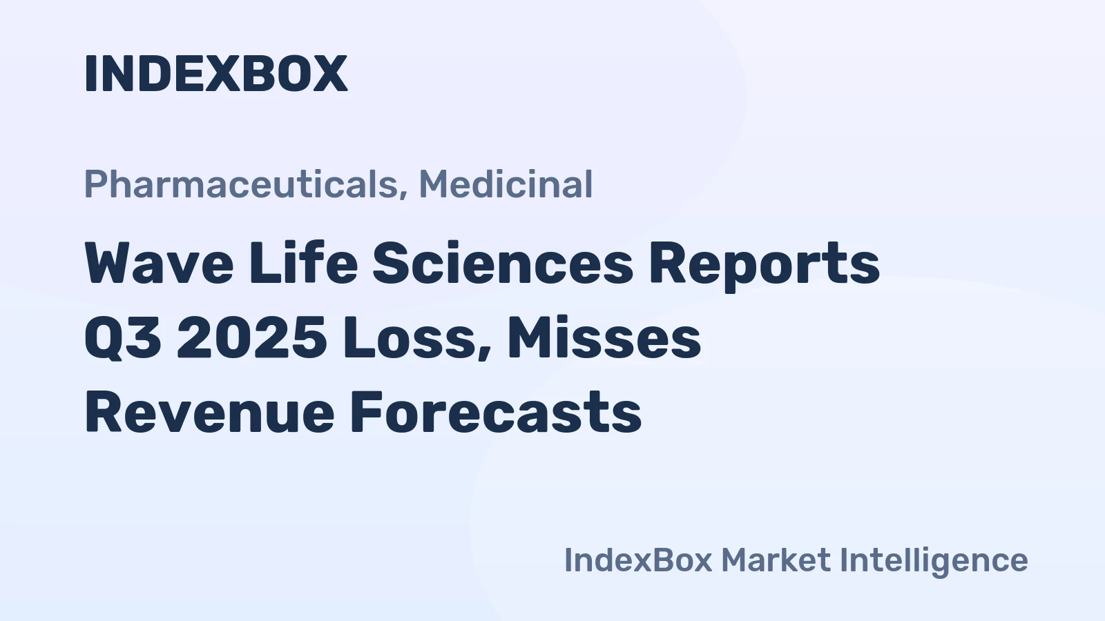 Wave Life Sciences Reports Q3 2025 Loss, Misses Revenue Forecasts