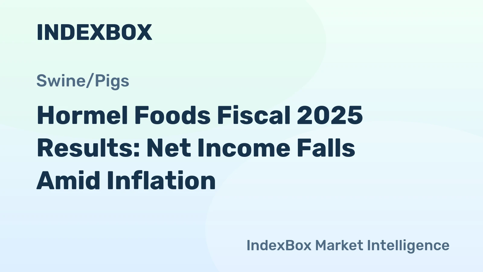 Hormel Foods Fiscal 2025 Results: Net Income Falls Amid Inflation