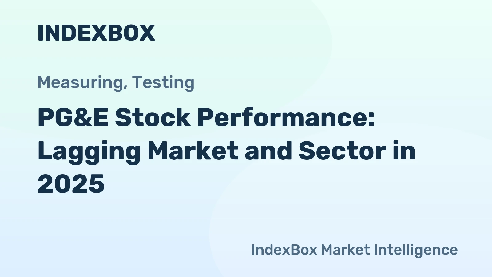 PG&E Stock Performance: Lagging Market and Sector in 2025