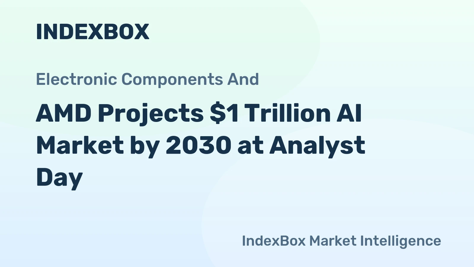 AMD Projects $1 Trillion AI Market by 2030 at Analyst Day