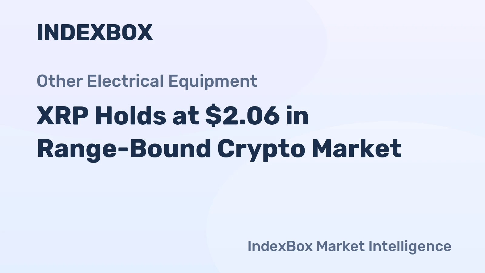 XRP Holds at $2.06 in Range-Bound Crypto Market