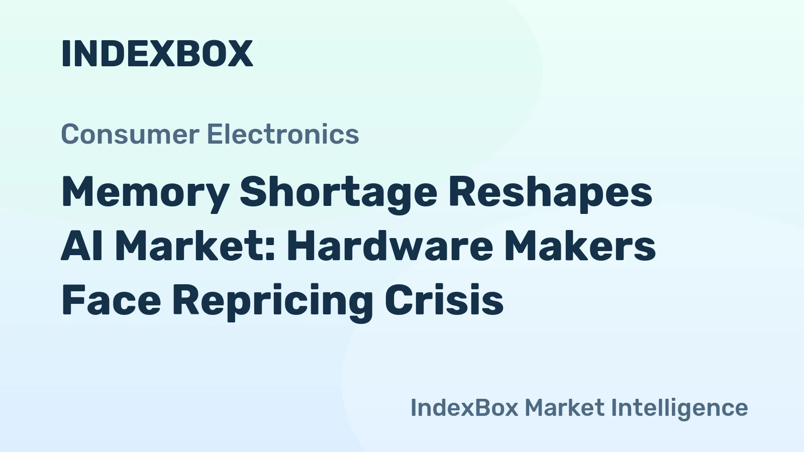 Memory Shortage Reshapes AI Market: Hardware Makers Face Repricing Crisis