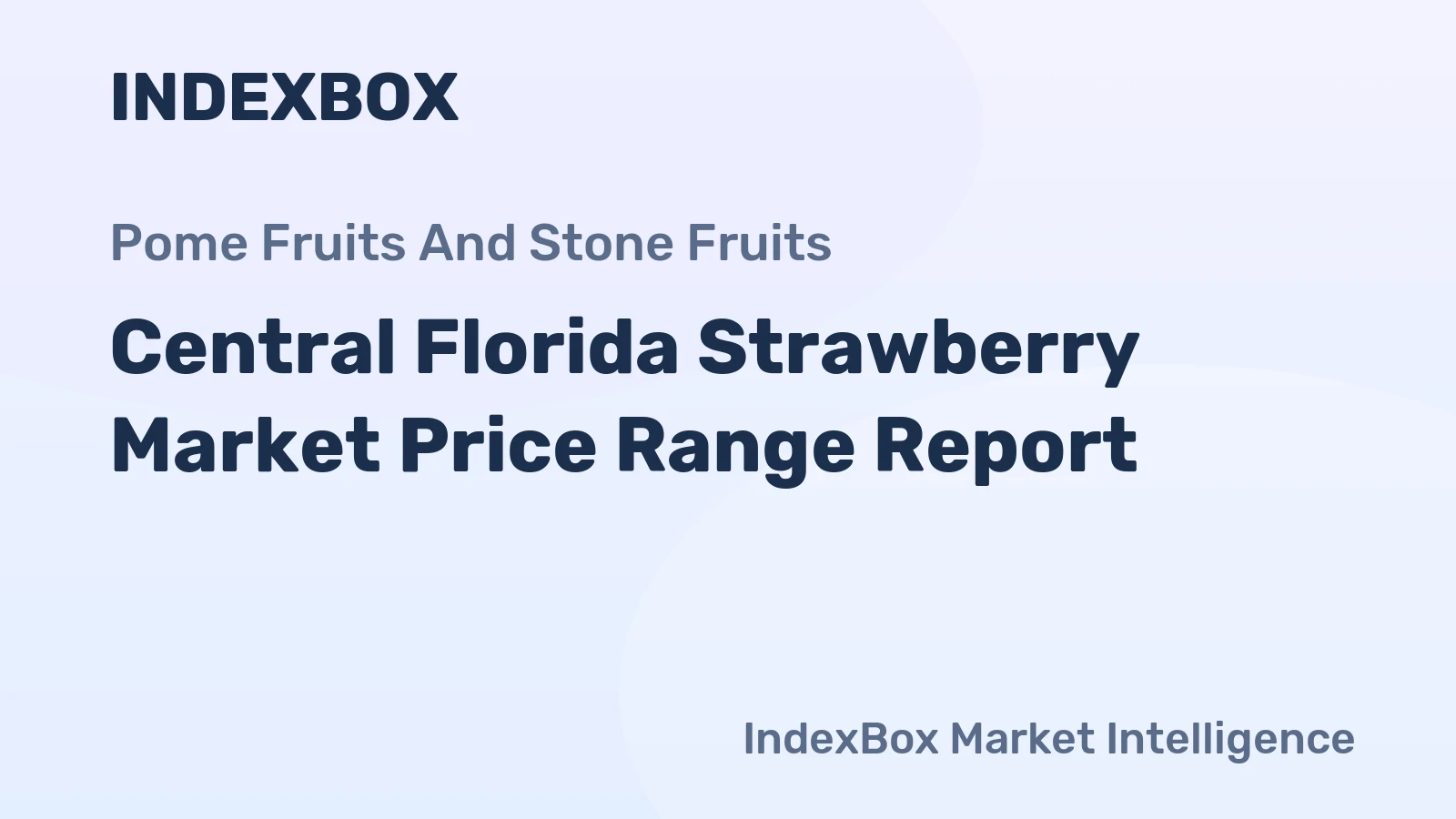 Central Florida Strawberry Market Price Range Report