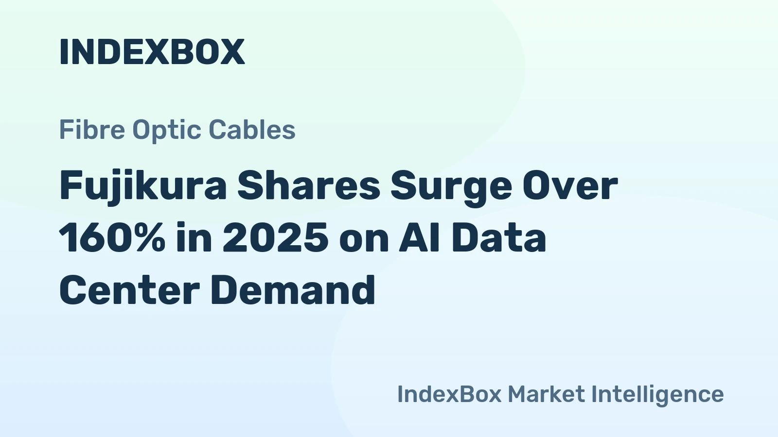 Fujikura Shares Surge Over 160% in 2025 on AI Data Center Demand