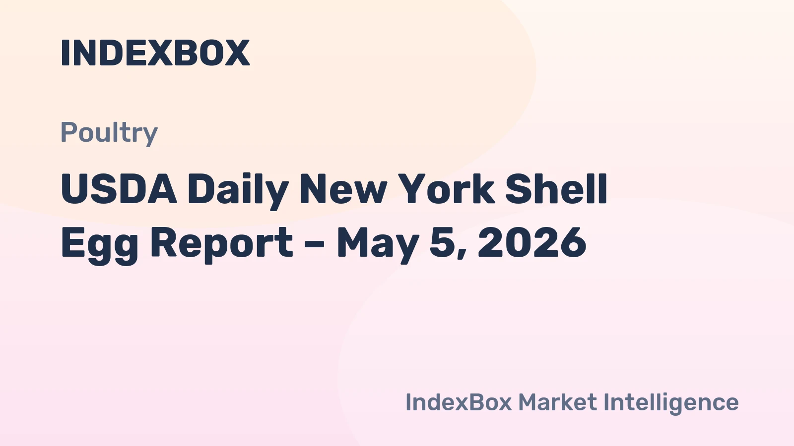 USDA Daily New York Shell Egg Report – May 5, 2026