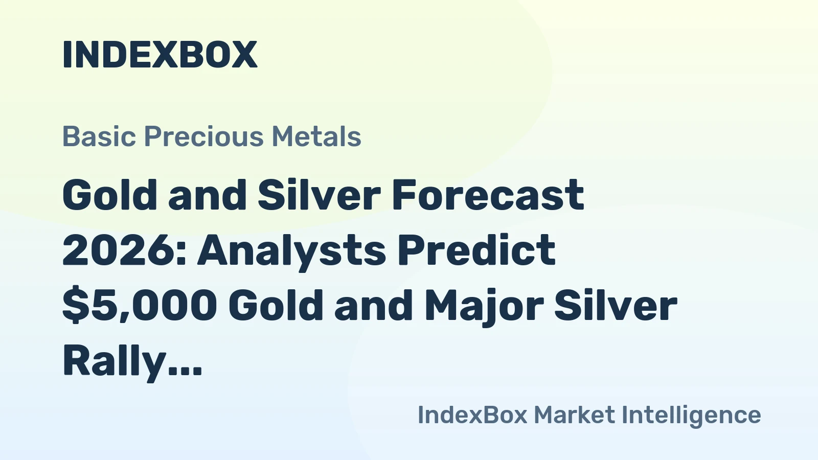 Gold and Silver Forecast 2026: Analysts Predict $5,000 Gold and Major Silver Rally