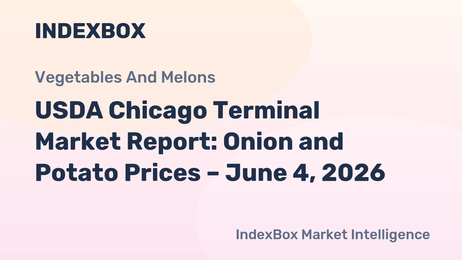 USDA Chicago Terminal Market Report: Onion and Potato Prices – June 4, 2026