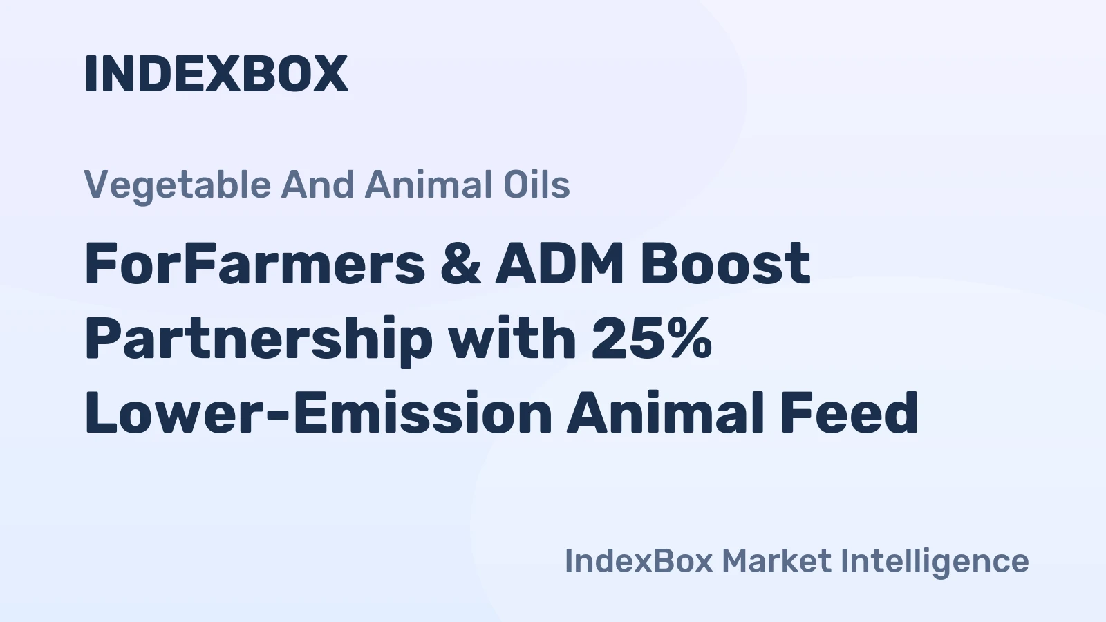 ForFarmers & ADM Boost Partnership with 25% Lower-Emission Animal Feed
