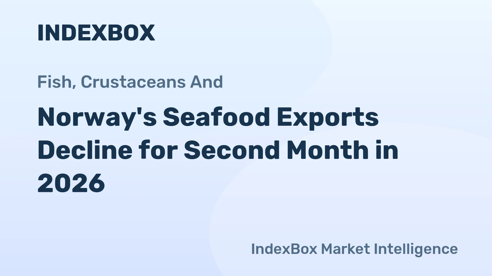 Norway's Seafood Exports Decline for Second Month in 2026