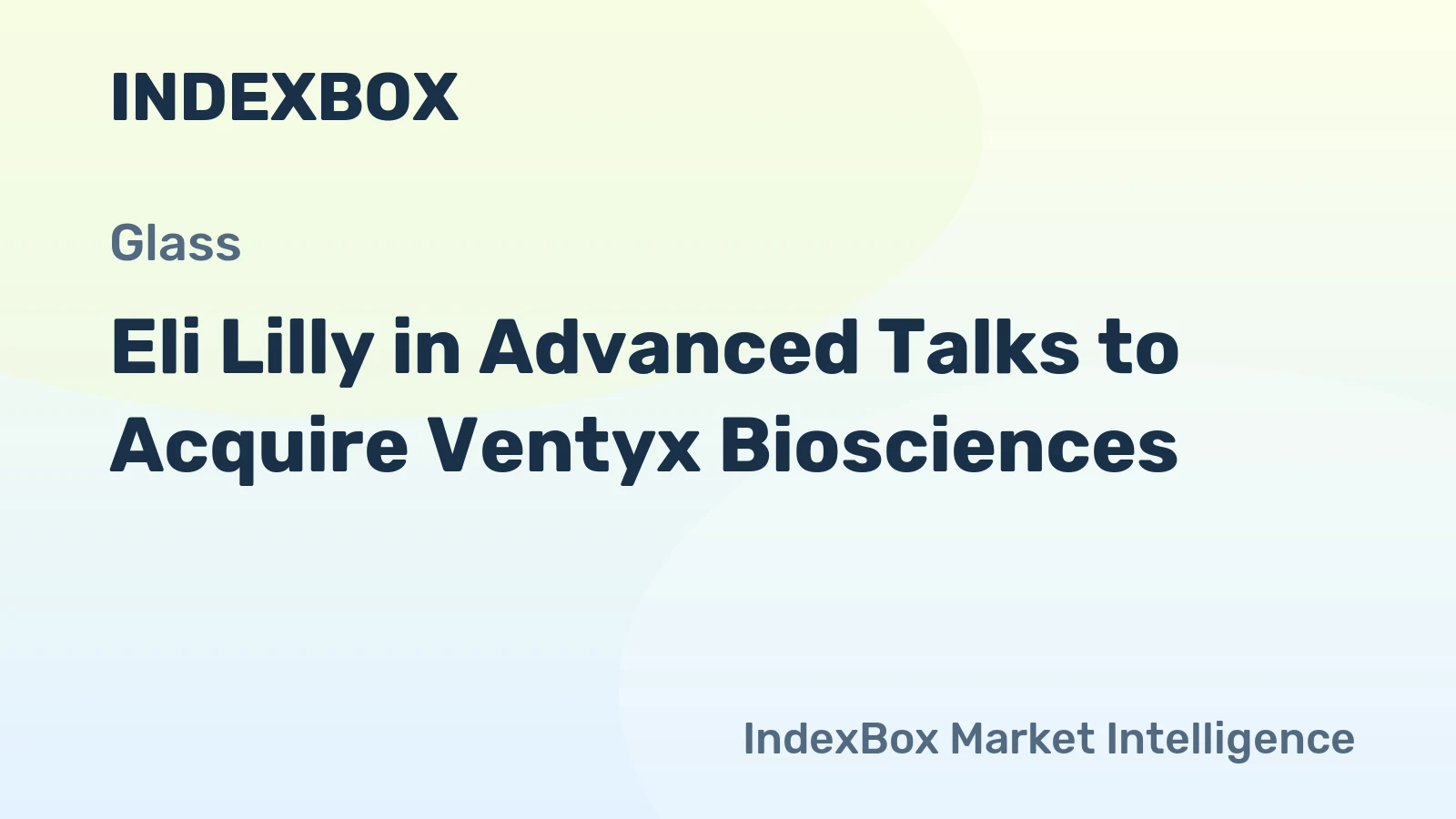 Eli Lilly in Advanced Talks to Acquire Ventyx Biosciences