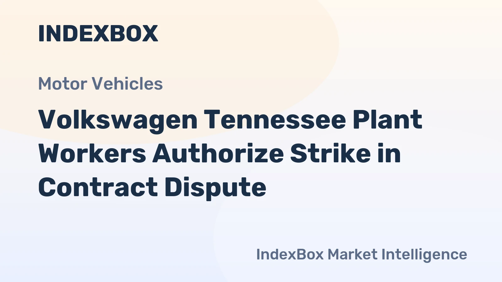 Volkswagen Tennessee Plant Workers Authorize Strike in Contract Dispute