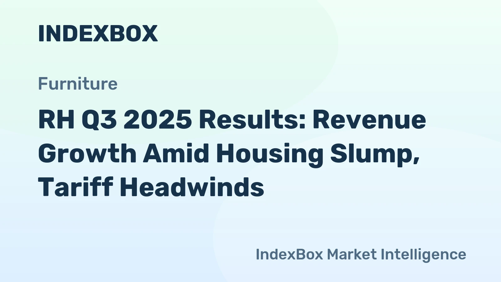 RH Q3 2025 Results: Revenue Growth Amid Housing Slump, Tariff Headwinds