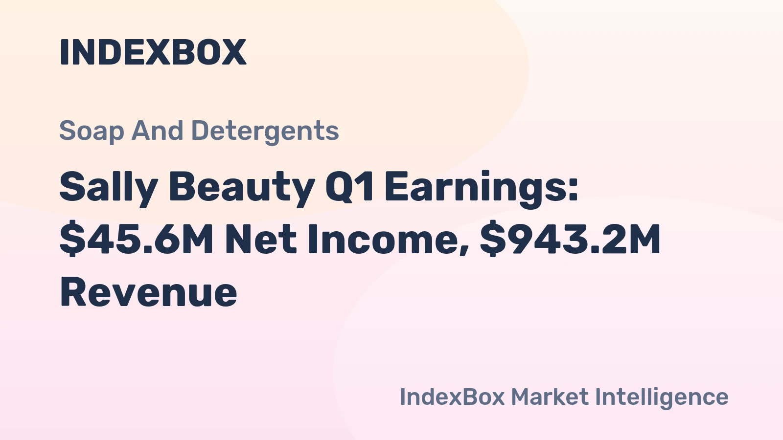 Sally Beauty Q1 Earnings: $45.6M Net Income, $943.2M Revenue