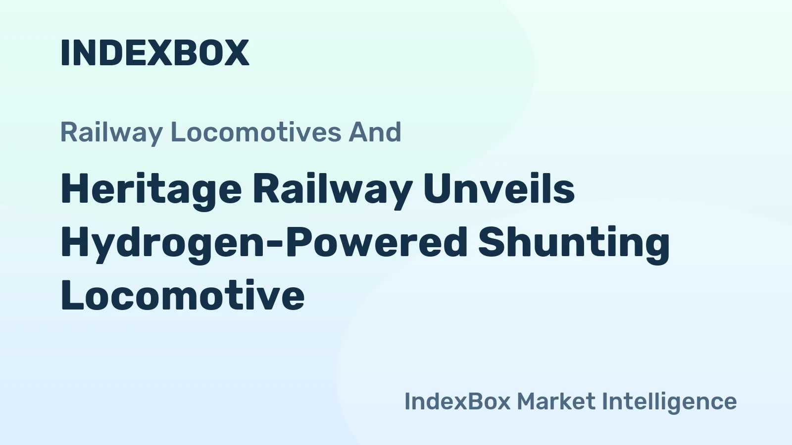 Heritage Railway Unveils Hydrogen-Powered Shunting Locomotive