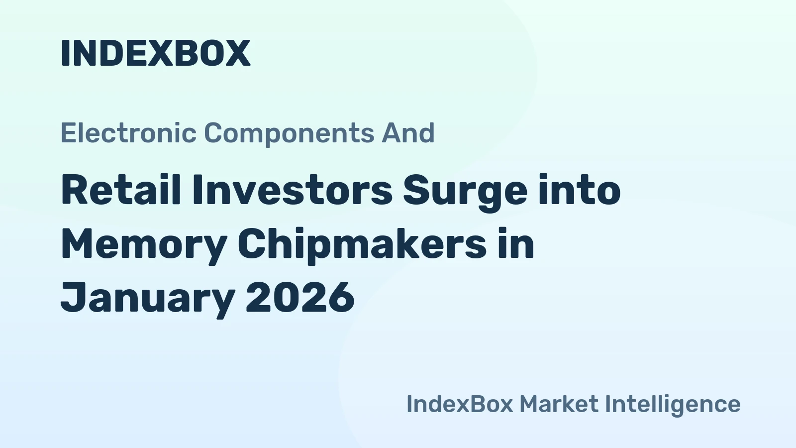 Retail Investors Surge into Memory Chipmakers in January 2026