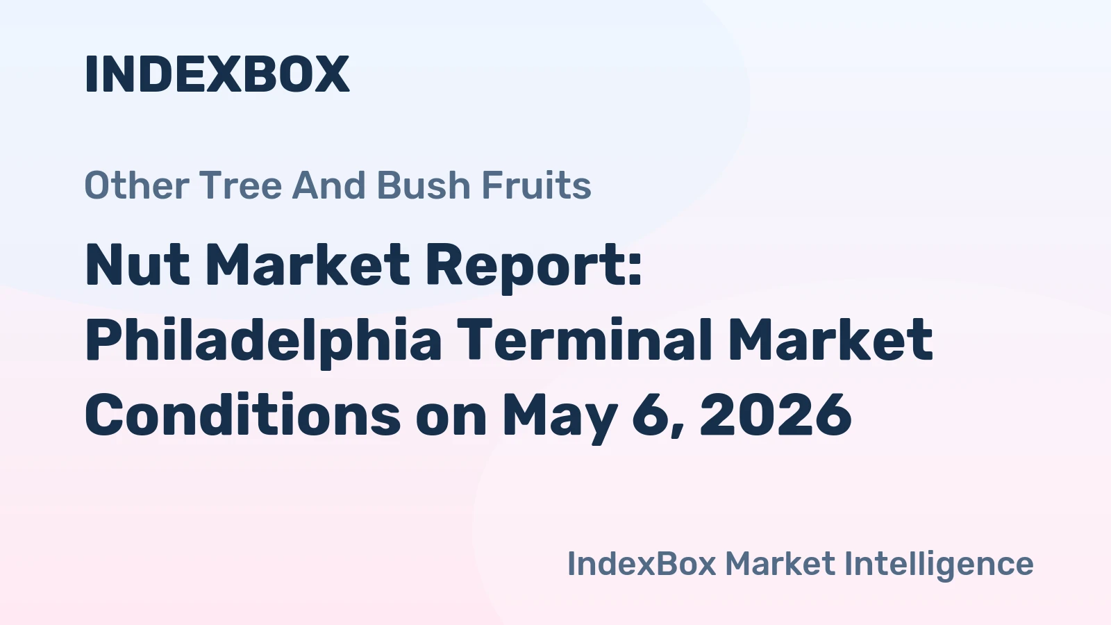 Nut Market Report: Philadelphia Terminal Market Conditions on May 6, 2026