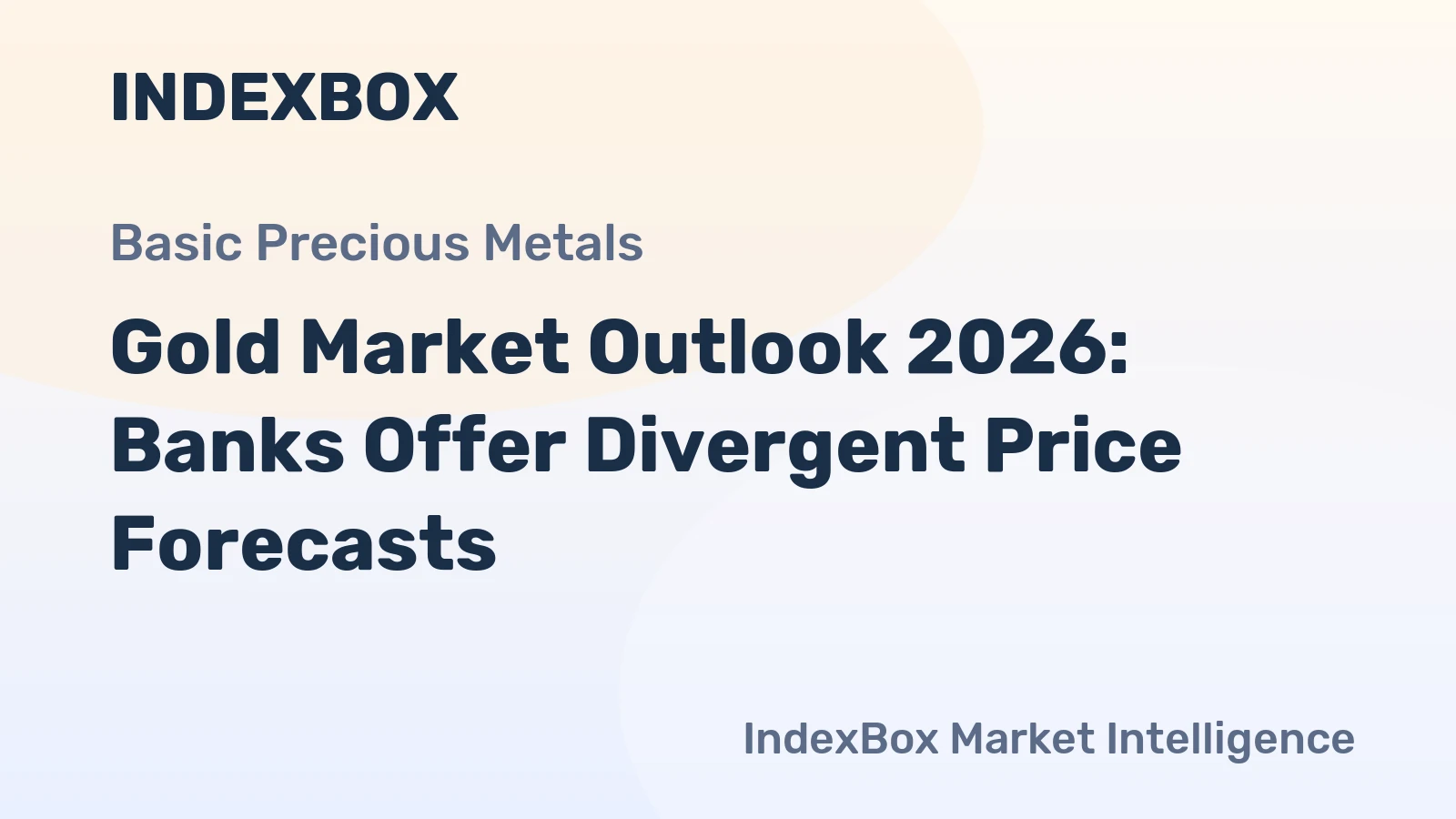 Gold Market Outlook 2026: Banks Offer Divergent Price Forecasts