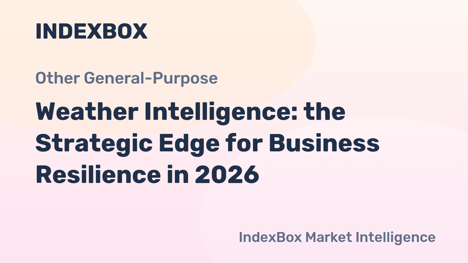 Weather Intelligence: the Strategic Edge for Business Resilience in 2026