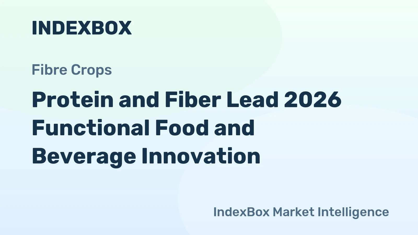 Protein and Fiber Lead 2026 Functional Food and Beverage Innovation