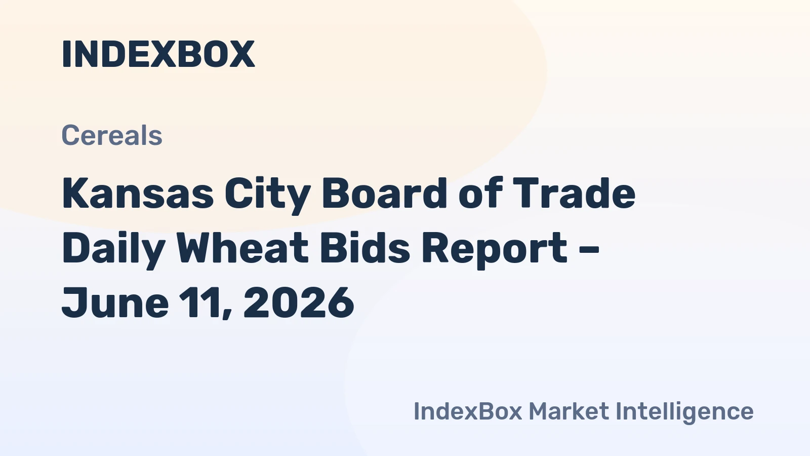 Kansas City Board of Trade Daily Wheat Bids Report – June 11, 2026