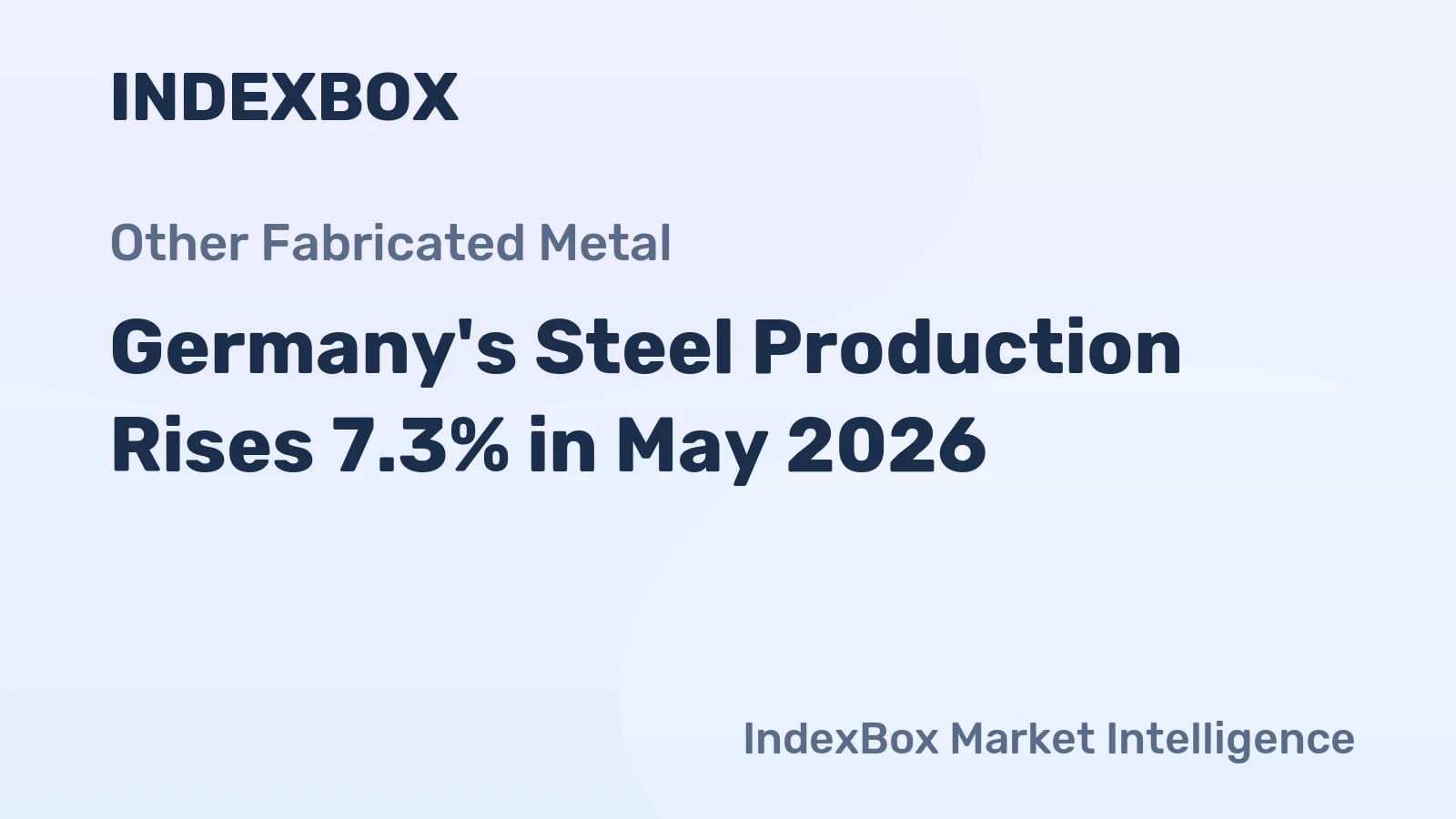 Germany's Steel Production Rises 7.3% in May 2026
