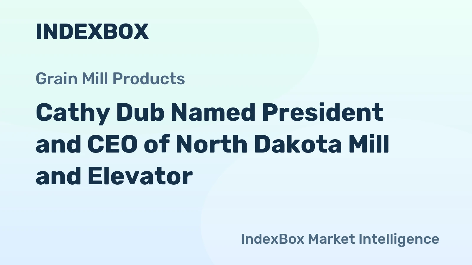 Cathy Dub Named President and CEO of North Dakota Mill and Elevator