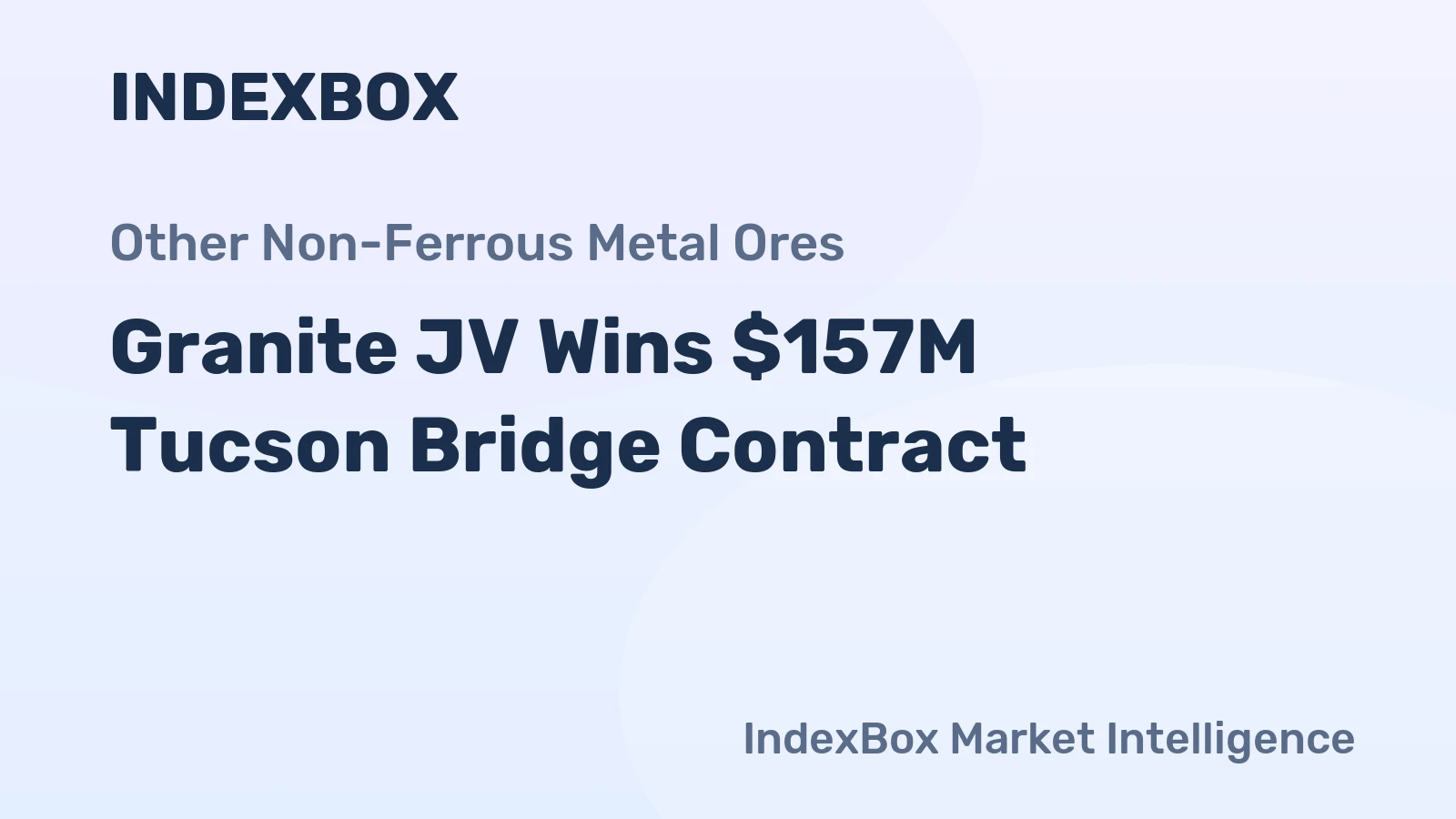 Granite JV Wins $157M Tucson Bridge Contract