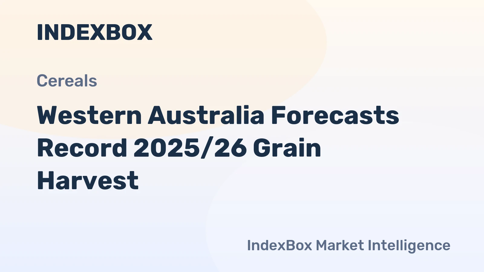 Western Australia Forecasts Record 2025/26 Grain Harvest