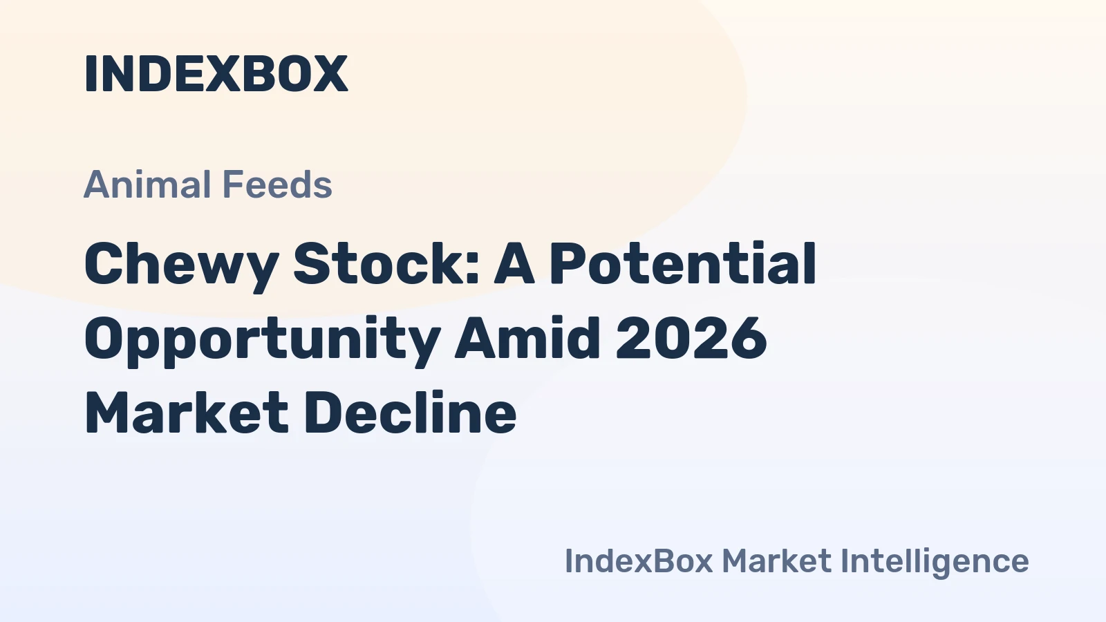Chewy Stock: A Potential Opportunity Amid 2026 Market Decline