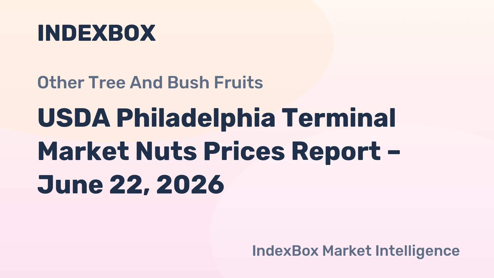 USDA Philadelphia Terminal Market Nuts Prices Report – June 22, 2026
