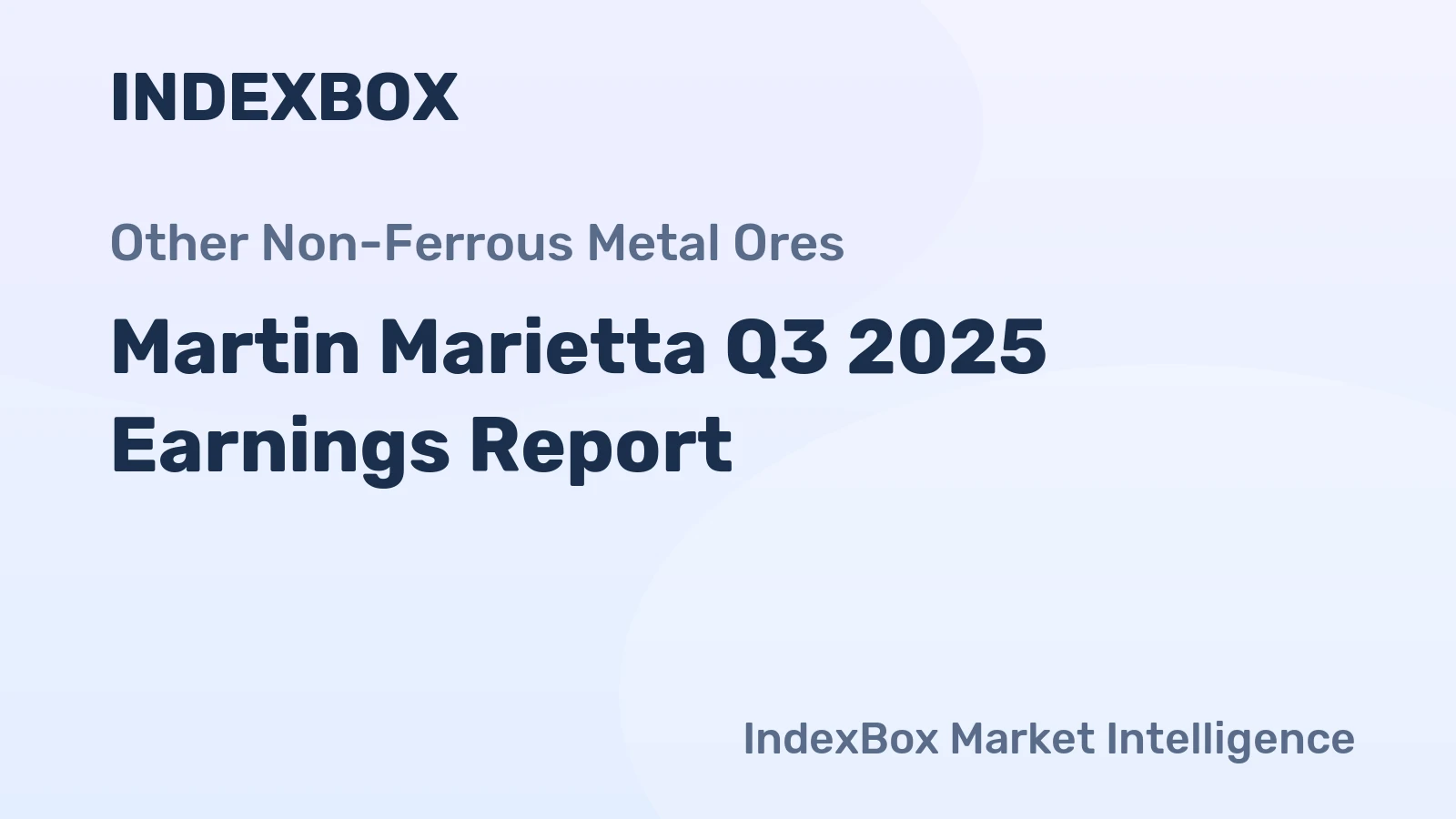 Martin Marietta Q3 2025 Earnings Report